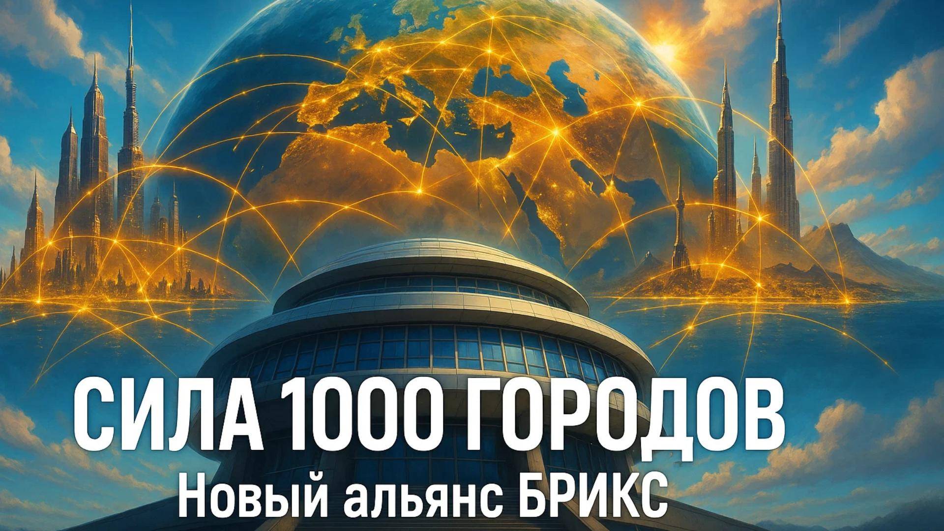 🔮 Проект "Будущее": Что родится из союза 1000 городов-гигантов БРИКС