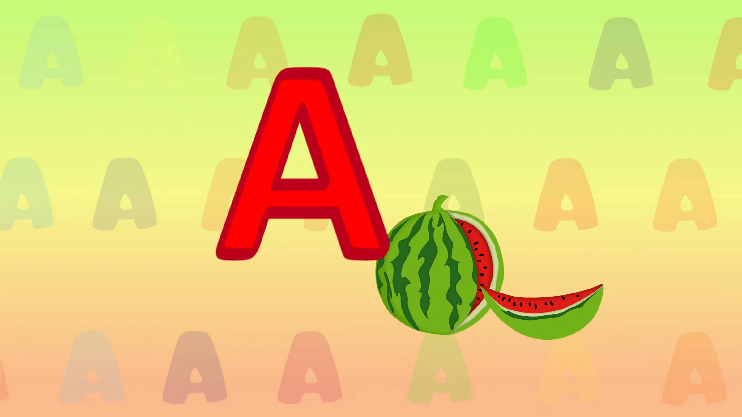 Знакомство с буквами. БУКВА А