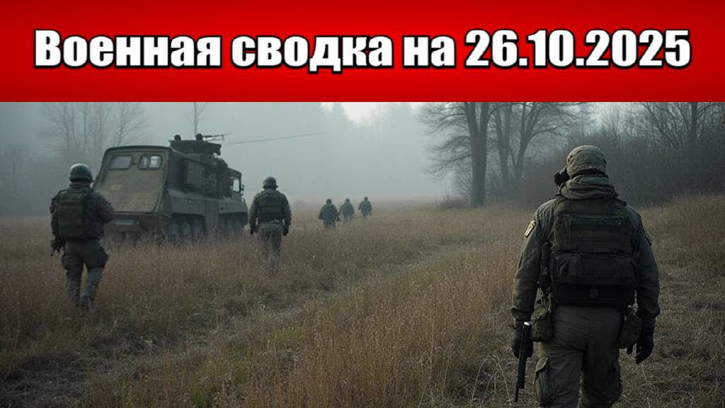 «ВСУ в котле: Русская Армия завершает окружение Покровской воронки!»: Военная сводка на 26.10.2025