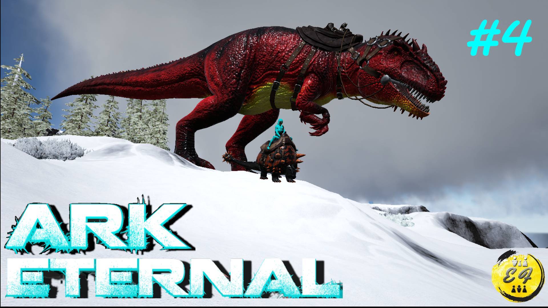 Выживание с модом Eternal: EfDee, первая Альфа Гига и Eternal Doedicurus - ARK: mod Eternal #4.
