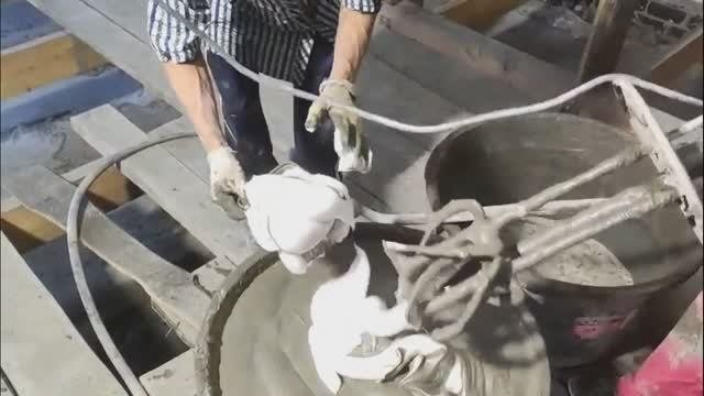 Утепление перекрытия пенобетоном D200. Пена и пенообразователь.