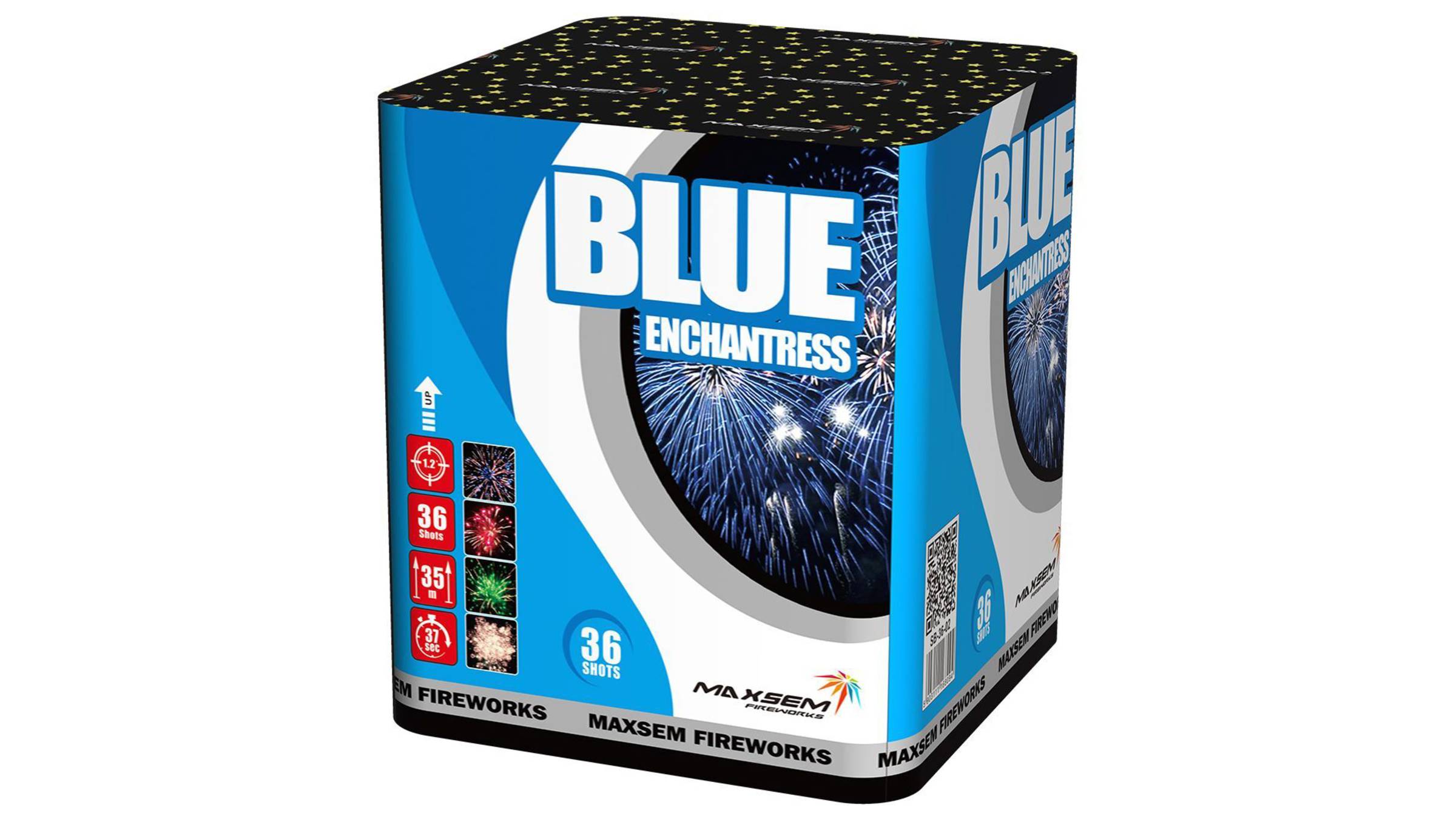 SB-36-02 Фейерверк "BLUE ENCHANTRESS" (1,2" х 36 залпов) "Maxsem"