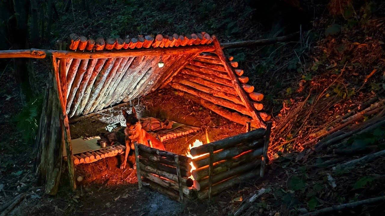 Строительство прочного лесного укрытия.