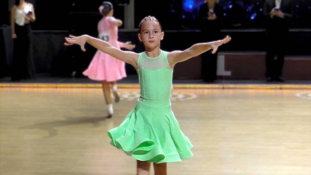 Ча-ча-ча, самба, джайв. Дети-2 Соло, La (E) 1/2. Kinezis Cup 2025 / спортивные бальные танцы