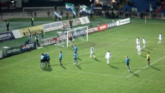 Крылья Советов - Шинник 4:0 [3.11.08] Гол Антона Бобра [4:0]