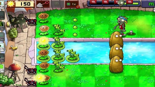 Прохожу мини игру "Скорость выше" в PVZ 1