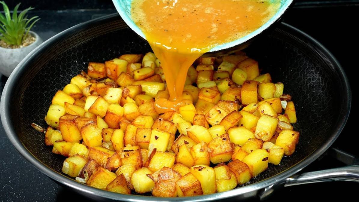 ГОТОВЛЮ на ЗАВТРАК, ОБЕД или УЖИН! Всего 3 картошки и 3 яйца!