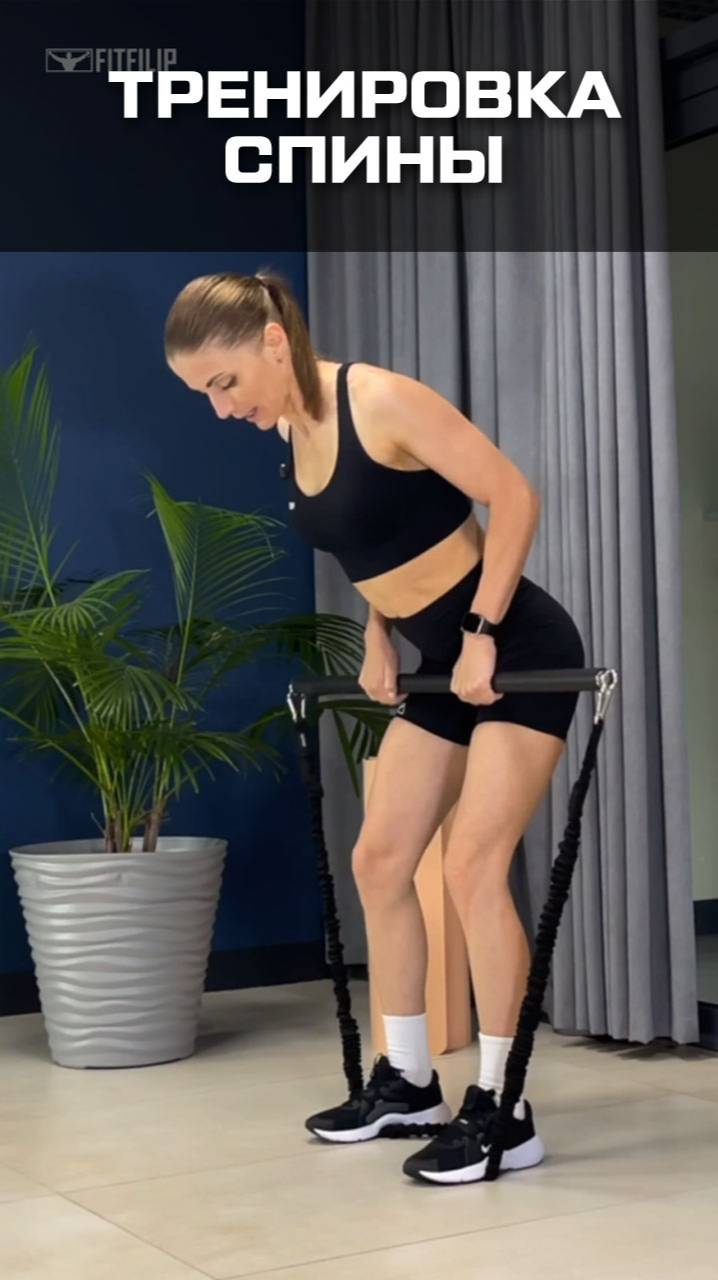 Тренировка 8: спина с грифом и трубчатыми эспандерами
