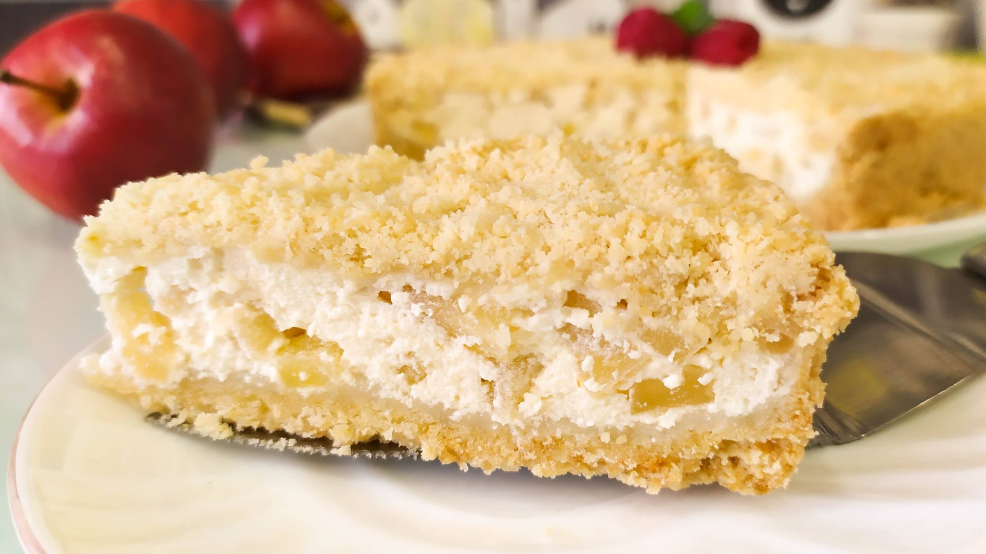 🍏 Еще вкуснее, нежнее и ароматнее, чем обычная! 🍎 Королевская ватрушка с яблоками!