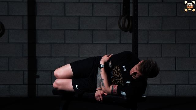 Подъём шеи в сторону лёжа на боку / Укрепление шеи во фронт. плоскости.