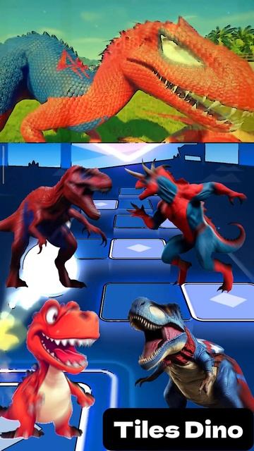 КТО САМЫЙ КРУТОЙ? - Мультики про Динозавров уровень 61 | МУЛЬТФИЛЬМЫ ДИНОЗАВРЫ в Tiles Hop