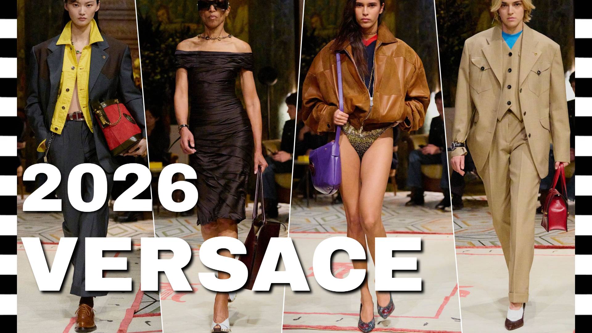 ✔️ VERSACE (Верса́че) коллекция весна-лето 2026 на Неделе моды в Милане