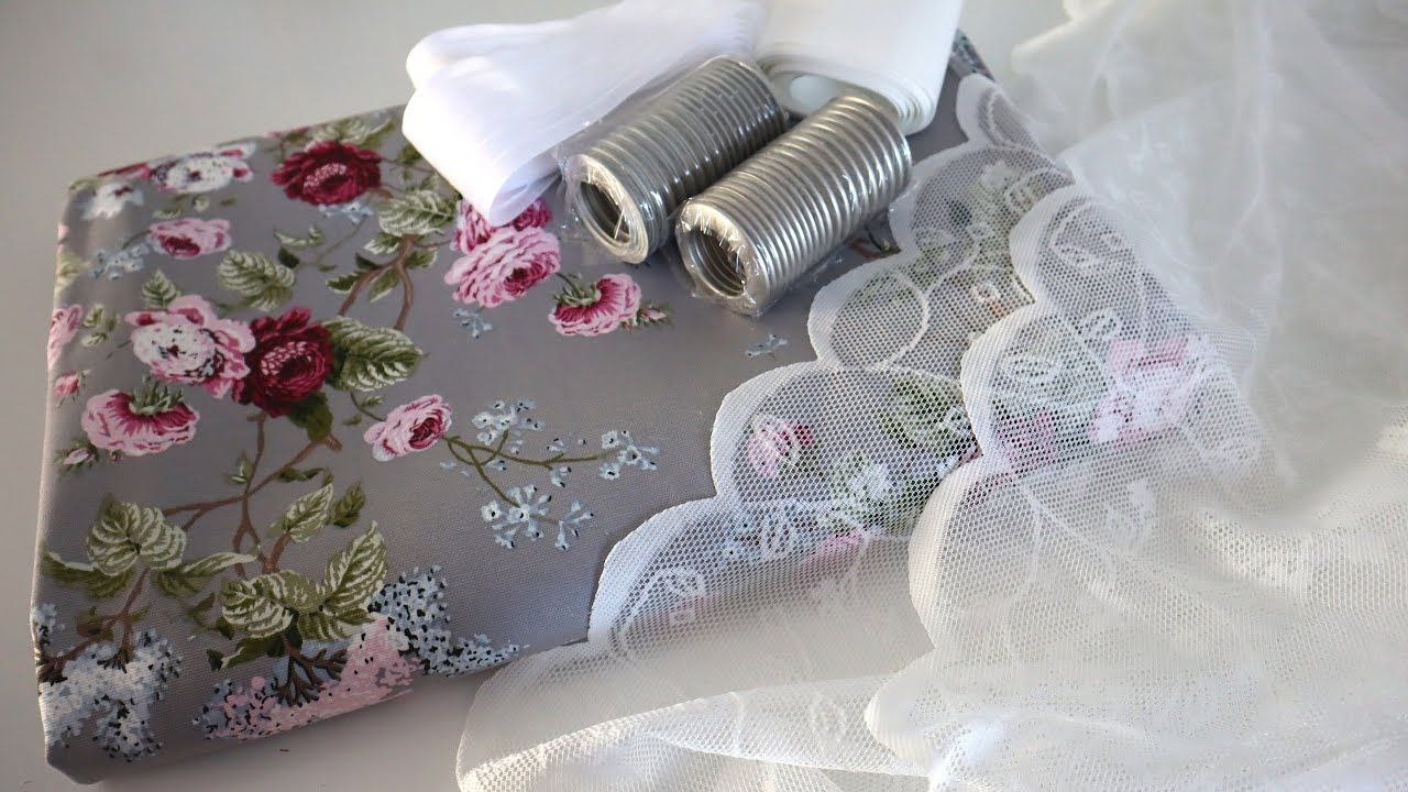 Влюбилась в эту ткань для штор. Показываю, как сшить шторы на люверсах