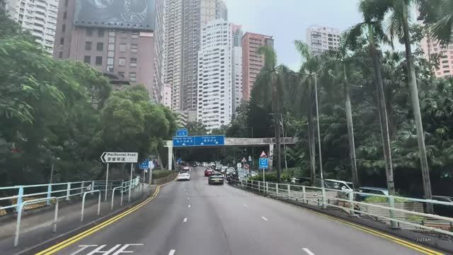 Гонконг 4K - Поездка в дождливый закат - США