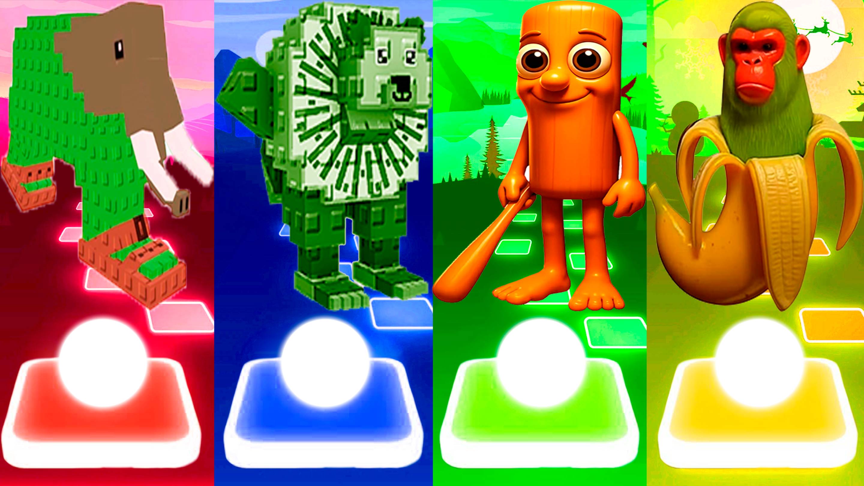 ЛИРИЛИ ЛАРИЛА 🆚 ПИПИ КИВИ 🆚 ТУН ТУН ТУН САХУР 🆚 ШИМПАНЗИНИ БАНАНИНИ | Tiles Hop №257