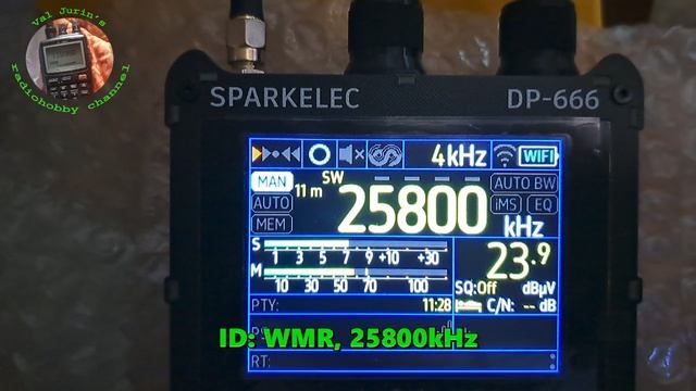 26.10.2025 08:25UTC, [11m], World Music Radio, Дания, 25800кГц, проверка прохождения