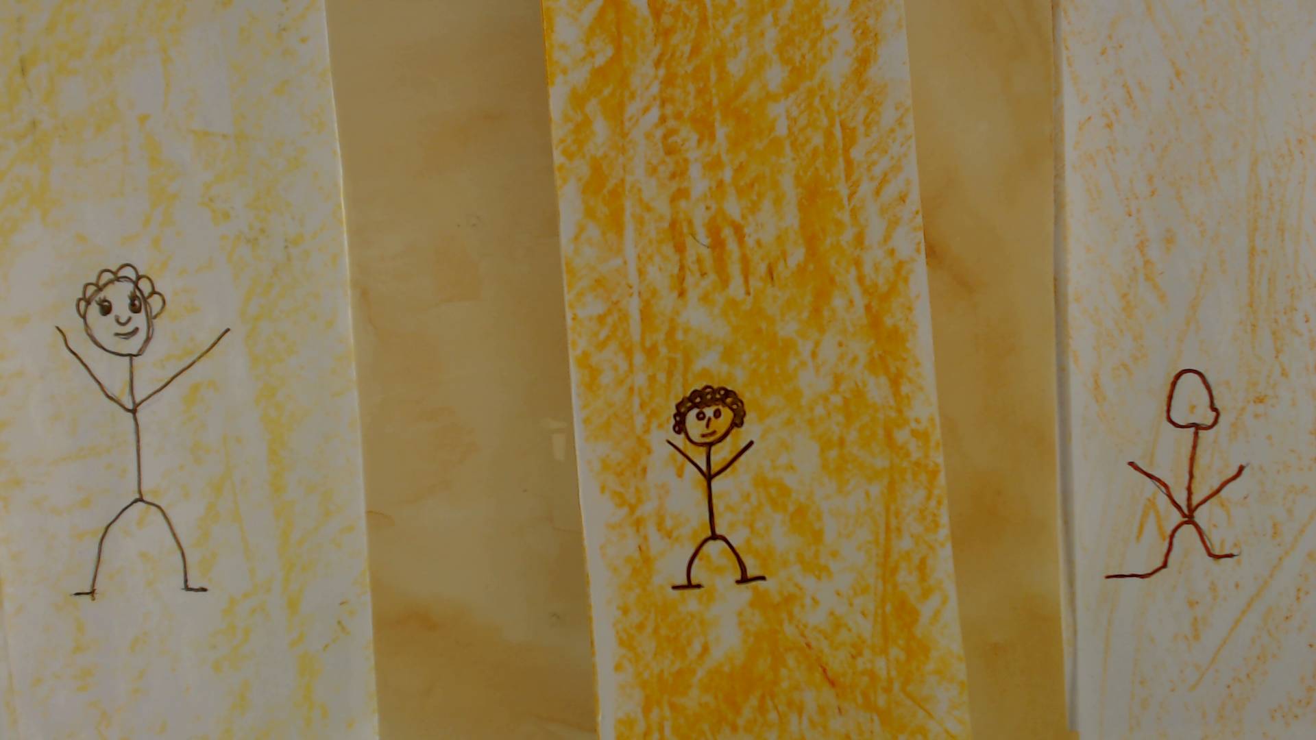 Догонялки . Мультипликационный этюд. Авторам 5-8 лет.