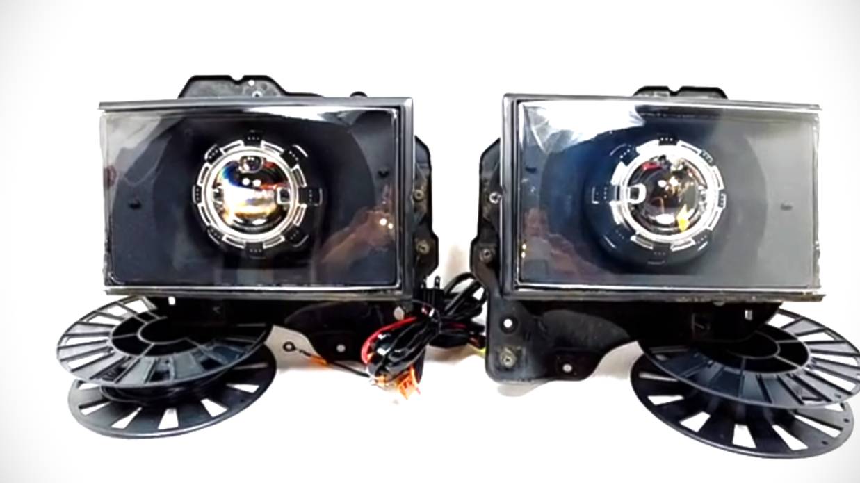 Opel Monterey светодиодные тюнинг фары