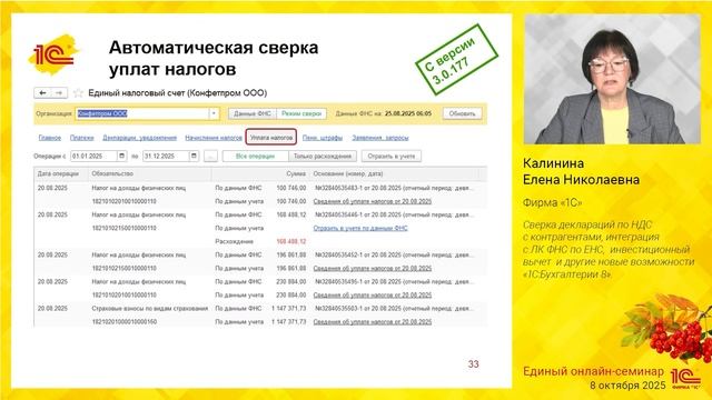 Новые возможности 1С:Бухгалтерии 8