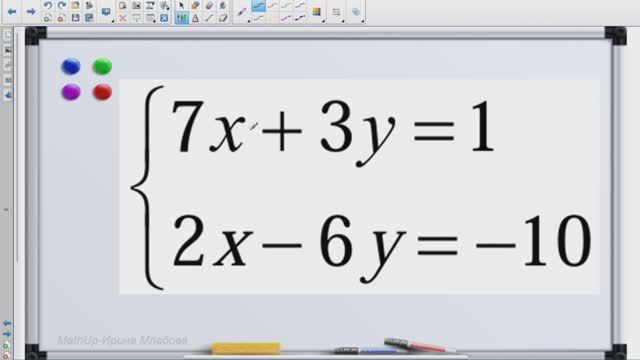 4 Системы уравнений - способ сложения | Алгебра - 8 класс