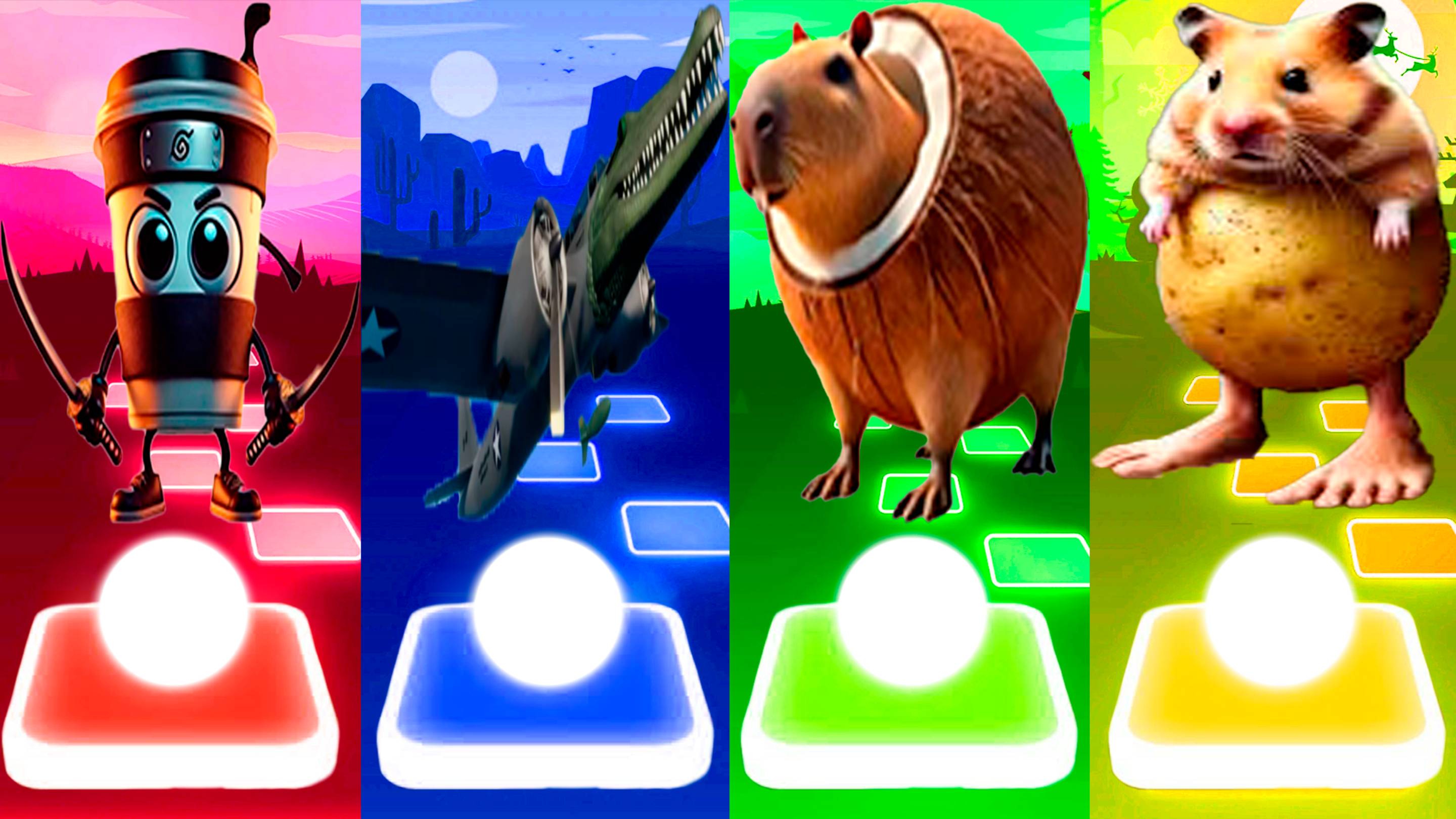 КАПУЧИНО АССАСИНО 🆚 БОМБАРДИРО КРОКОДИЛО 🆚 БУРБАЛОНИ ЛУЛИЛОЛИ 🆚 ПИПИ ПОТАТО | Tiles Hop №259