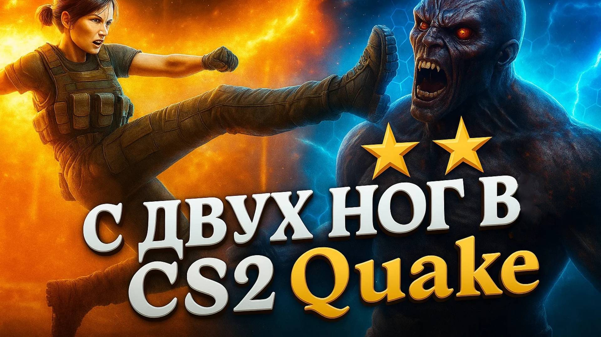 С двух ног в CS2 и Quake