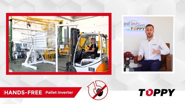Инвертор паллет TOPPY - Hands Free - Tutorial Video