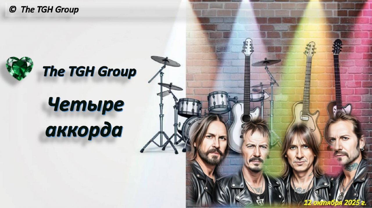 The TGH Group. Четыре аккорда. Олд Скул Рок. Английская версия. Лучшее. Хит 2025 Авторская