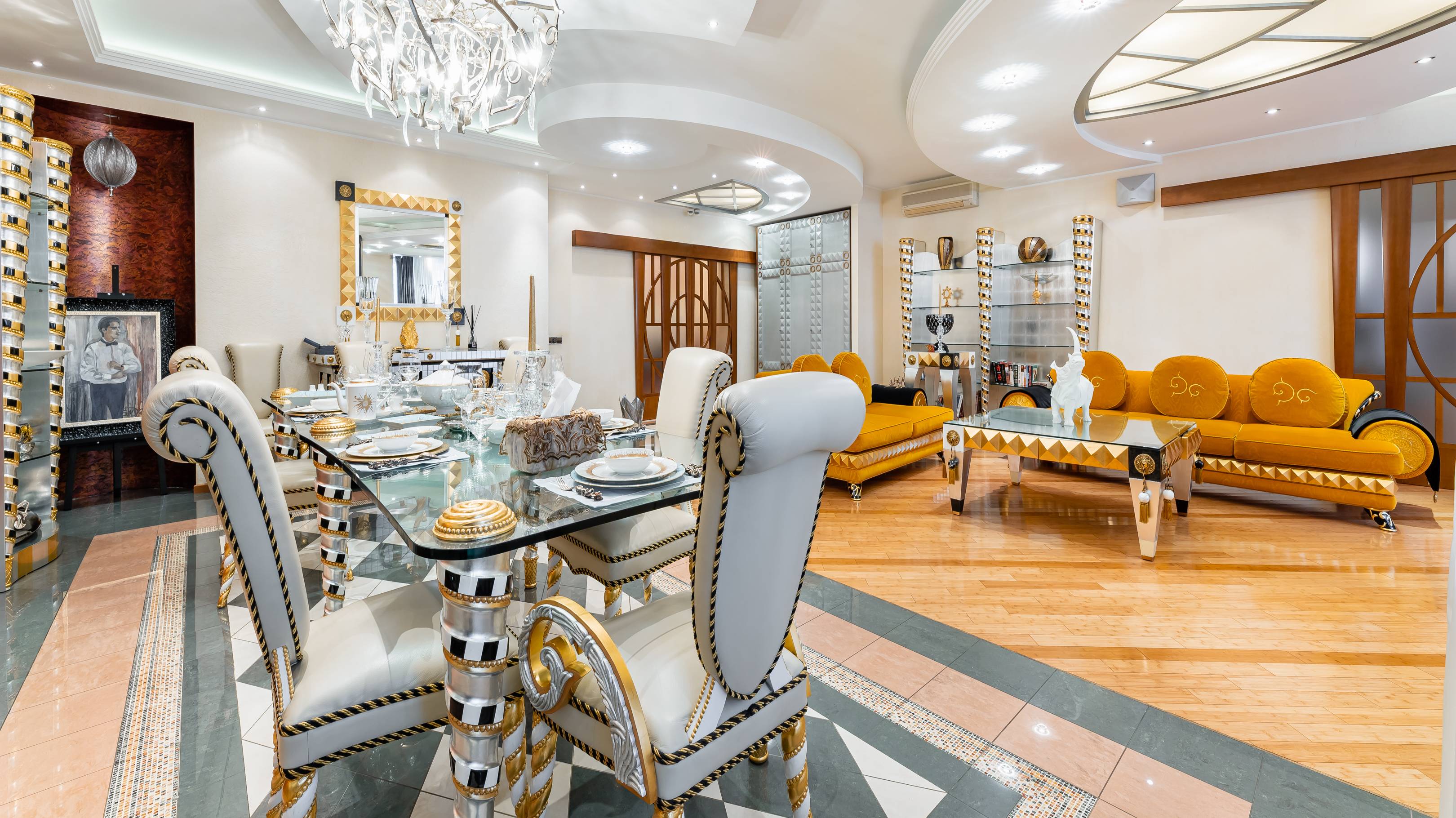 Роскошная квартира в ЖК "Квартал на Ленинском"! Аренда 5-комнатной квартиры, 495 м² (ID 18553)