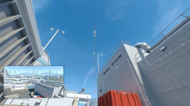 2) NUKE - Smoke на выход на улицу с T spawn №2