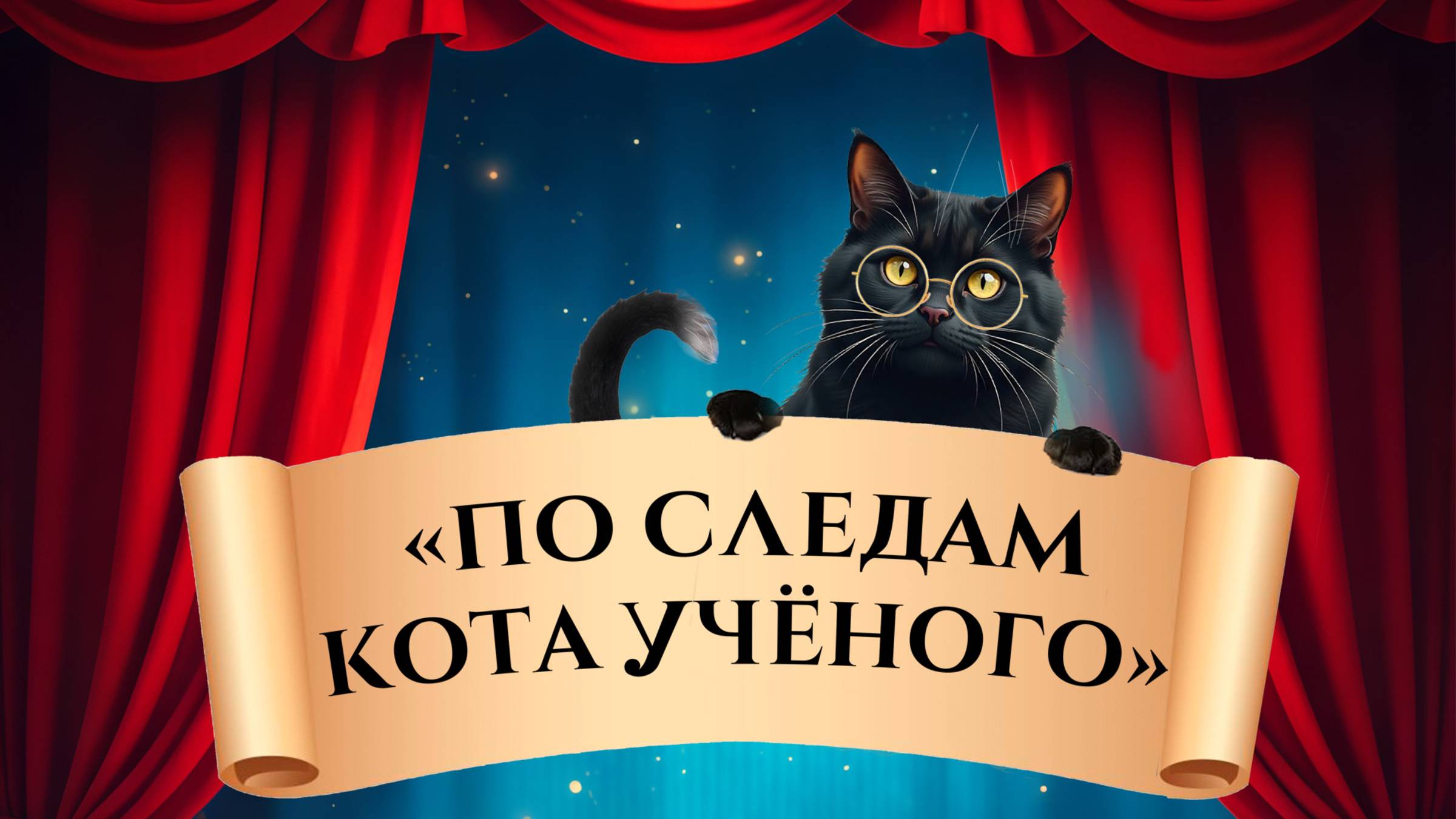 "По следам кота учёного". Театрализованное представление для детей