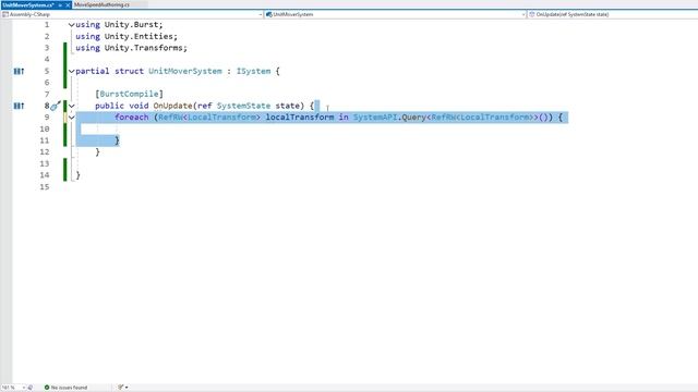 14 Unit_Mover_System Learn Unity DOTS! (FREE Tutorial Course)