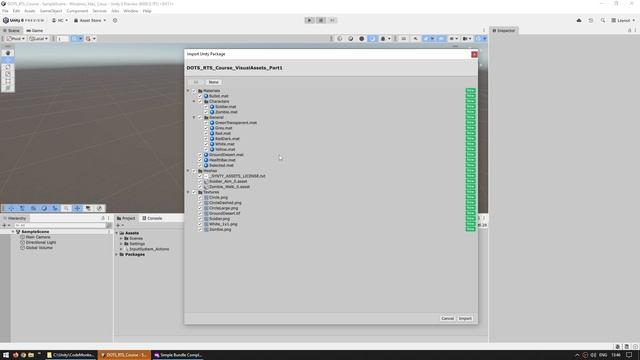 9 Assets_Import Learn Unity DOTS! (FREE Tutorial Course)
