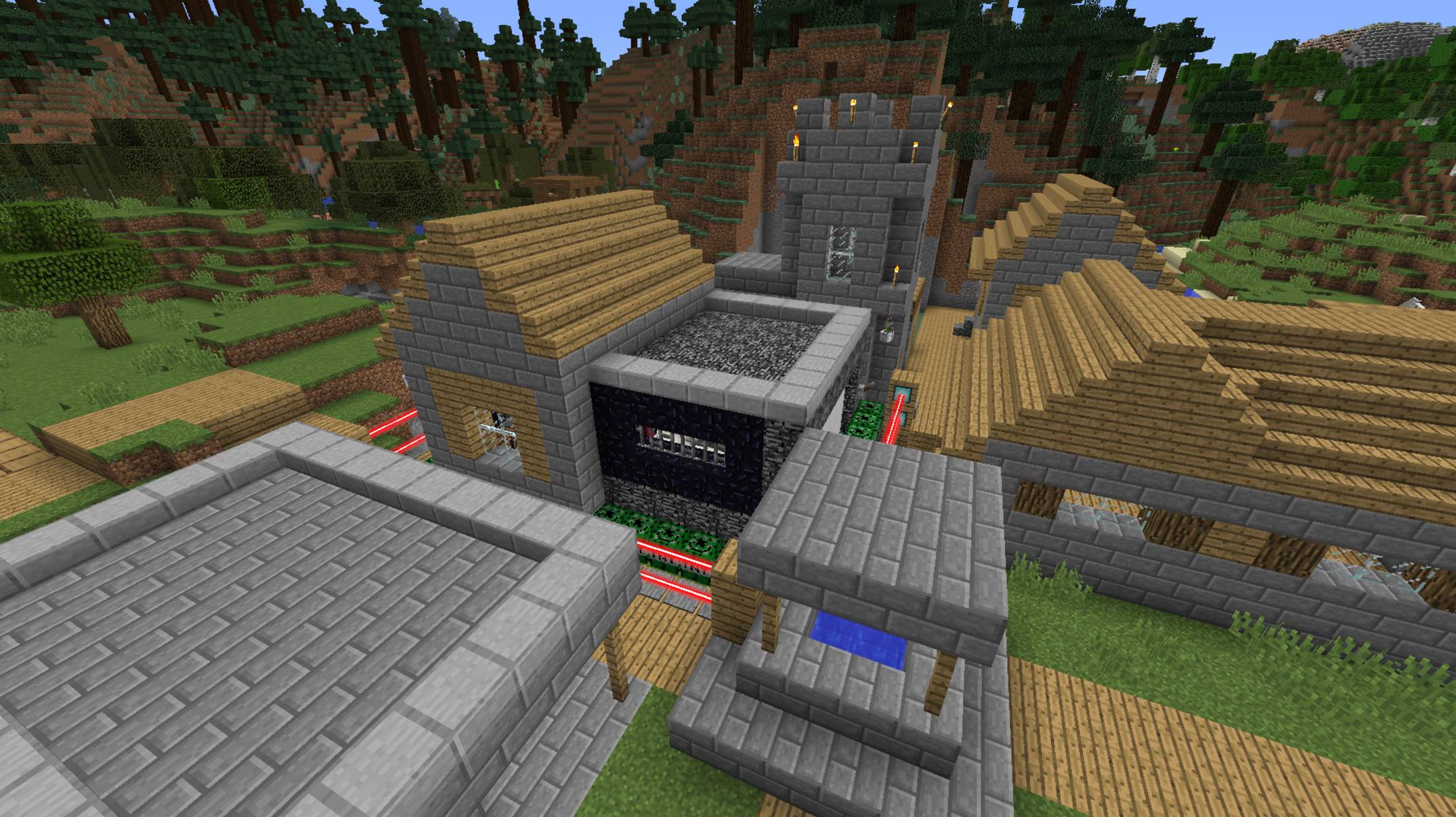 Как защитить ДЕРЕВЕНСКИЙ ГАРАЖ За 10 МИНУТ В МАЙНКРАФТ |D1masA579