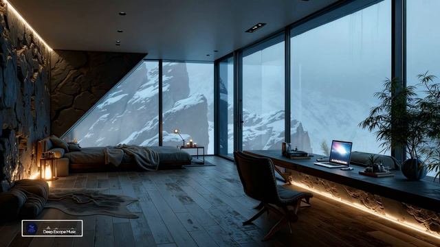 Chillout Work Music ｜ Deep Focus Instrumental for Snowy Mountain Study Vibes