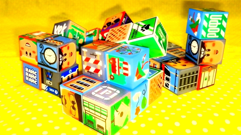 Магнитные кубики. Игрушки для детей. Кубик