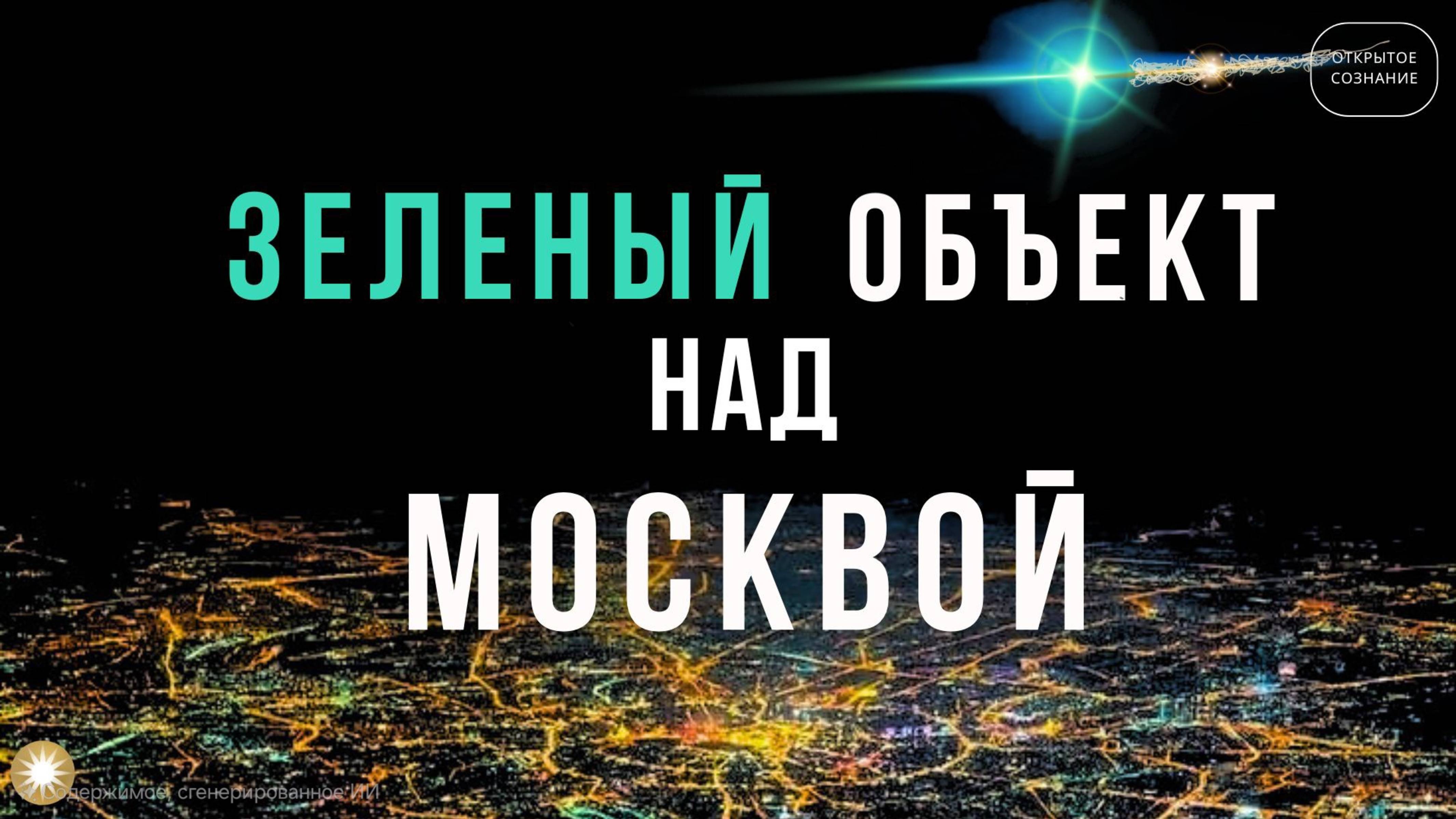 Зеленый шар над Москвой
