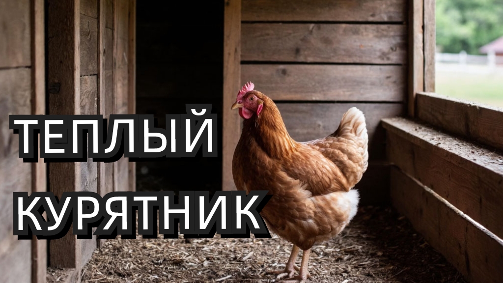 УТЕПЛЯЕМ КУРЯТНИК. ПОТОЛОК