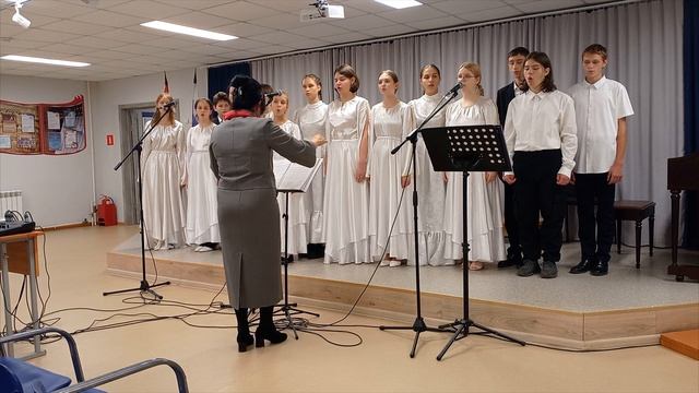 Детский образцовый хор "Соловушка" МБУДО "ДШИ" с. Рощино - Мати Божия