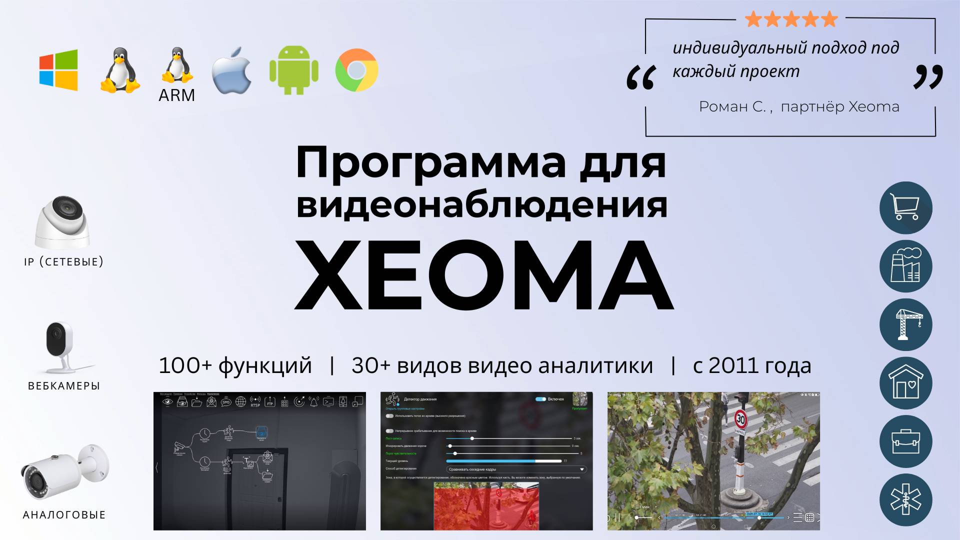 Что за программа Xeoma? Узнайте больше об этой современной программе для видеонаблюдения