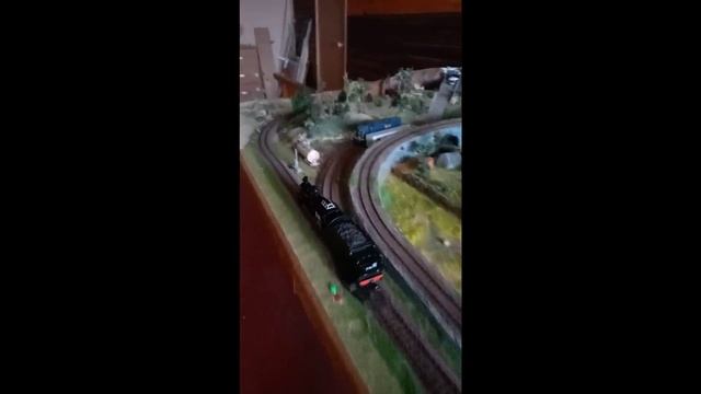 Как бы так. Испытание паровоза Эр-797-41 на макете.