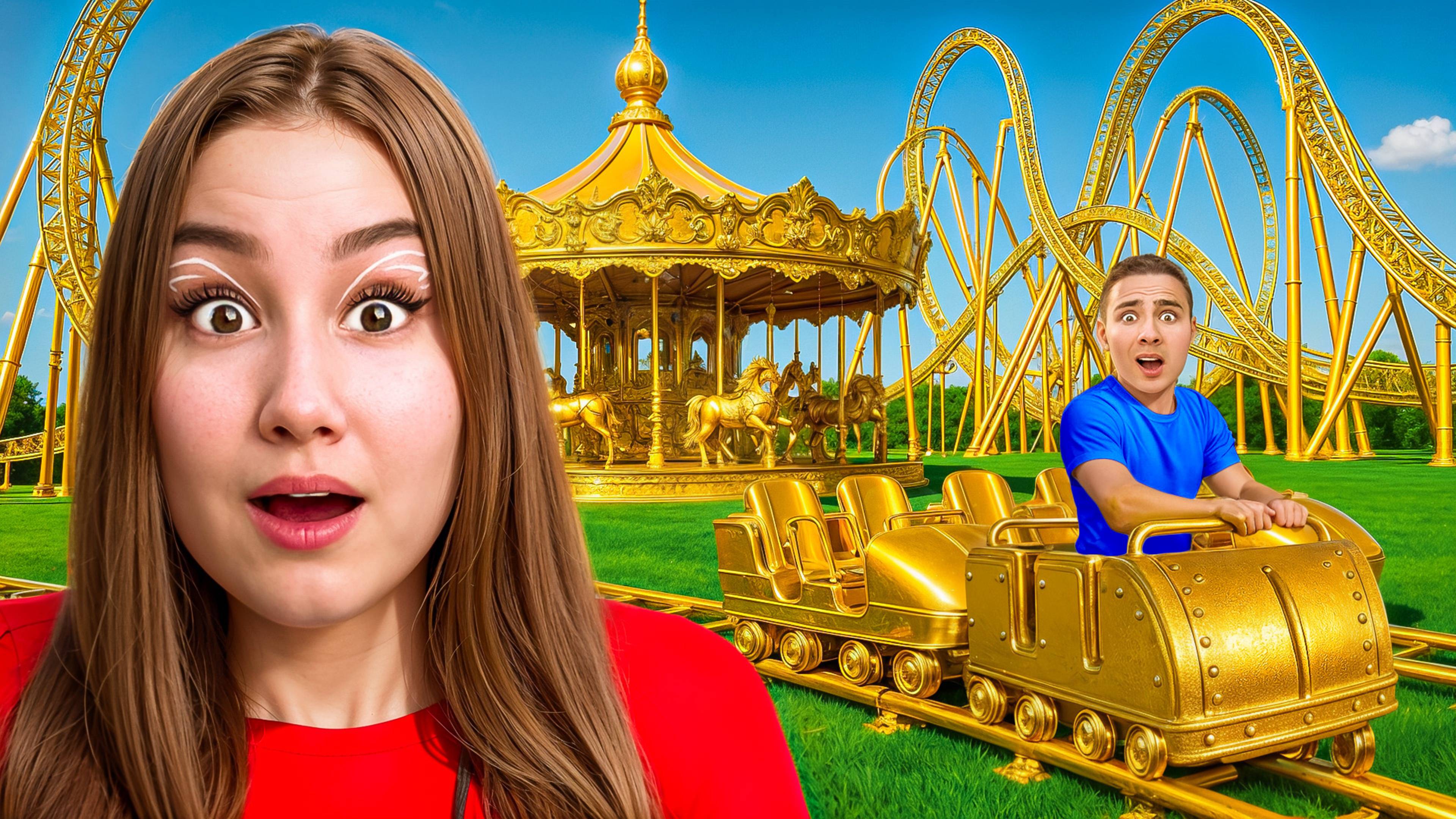 Пробрались в ПАРК РАЗВЛЕЧЕНИЙ за 1 000 000!