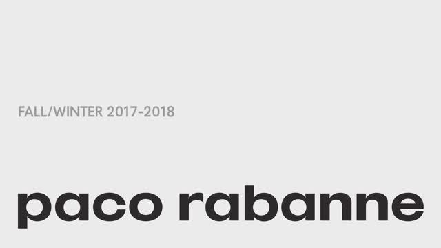 Показ женской коллекции Paco Rabanne осень-зима 2017-2018