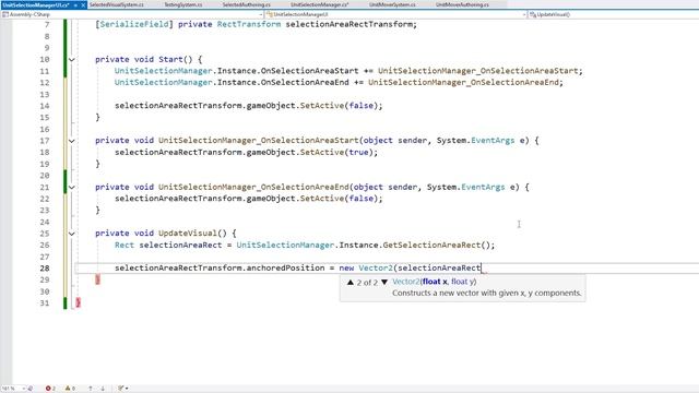 20 Unit_Selection_Multiple__UI_Setup Learn Unity DOTS! (FREE Tutorial Course)
