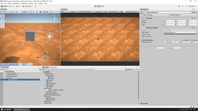 12 DOTS_Subscene_Baking Learn Unity DOTS! (FREE Tutorial Course)