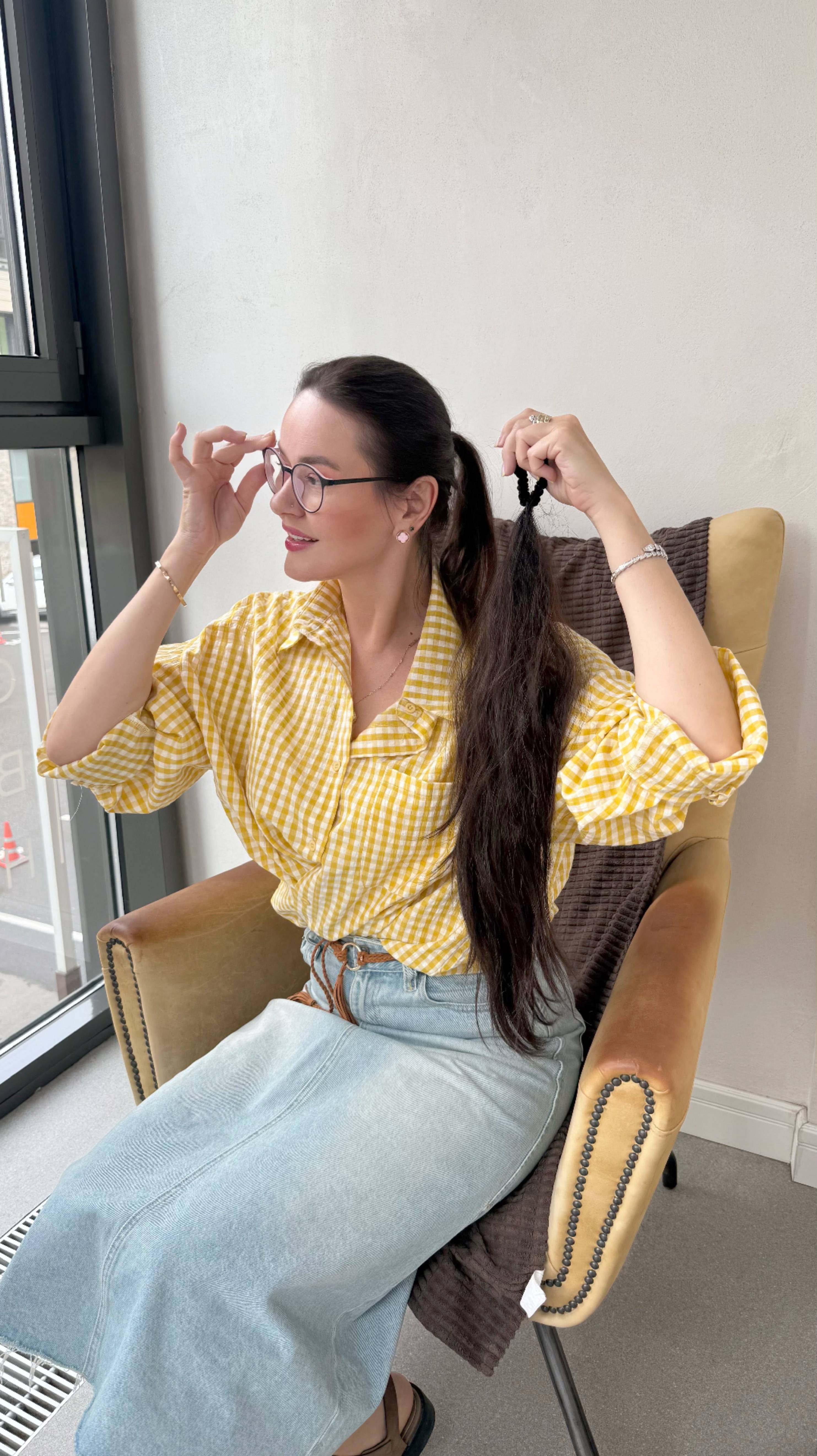 Хвост на резинке. Накладной хвост на резинке. Шиньон-хвост из натуральных волос