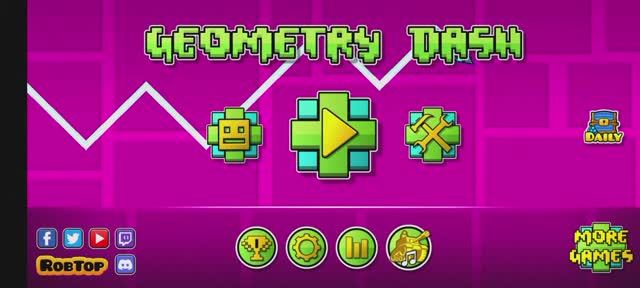 прохождение уровня DASH  в геометри даш