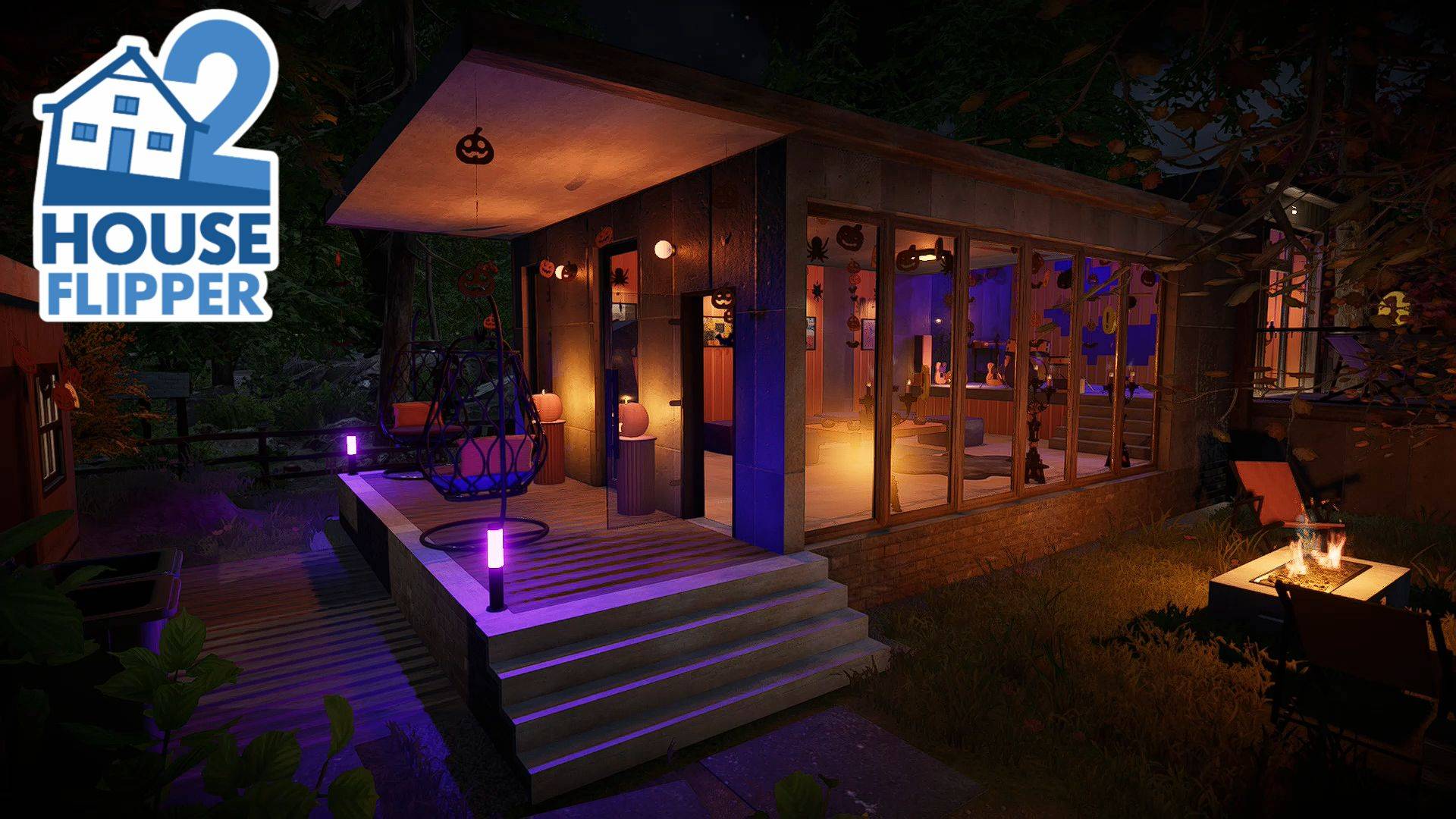 Вечеринка в подземелье. Дом к Хэллоуину готов. House Flipper 2  (Часть №3)