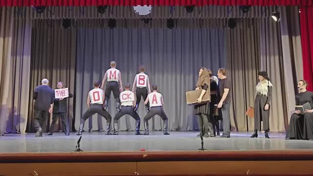 Спектакль "Москва-Омсква" (эскиз)