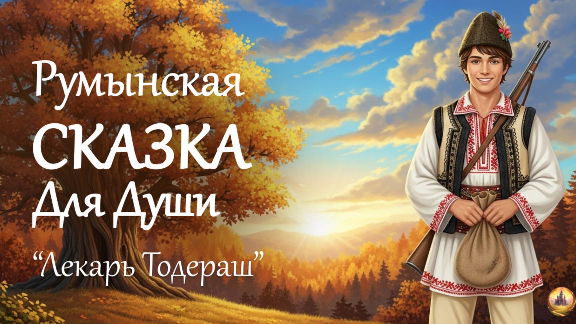 😴 Румынская СКАЗКА НА НОЧЬ для взрослых "Лекарь Тодераш" — Волшебная ИСТОРИЯ ДЛЯ СНА🌙 Звуки камина